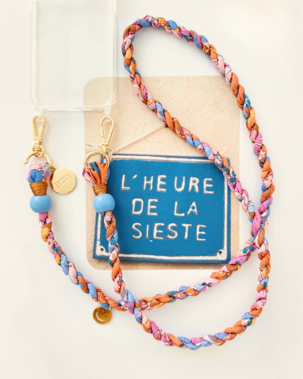 Crossbody Phone Strap - Bubble Ice Cream Print Fabric | Le Cap – LE CAP.